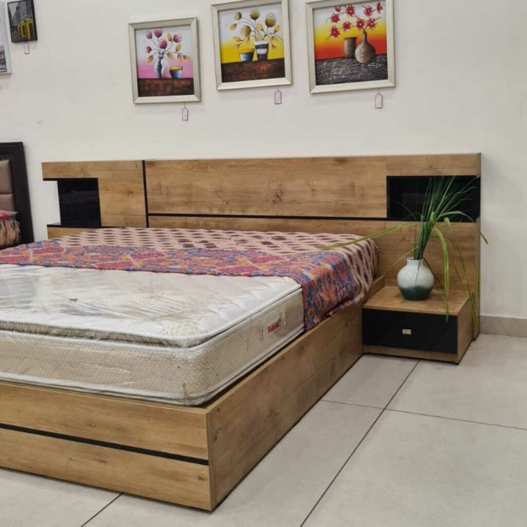 Caspian Bed With Hydraulic Storage – Lakshmis Home Style